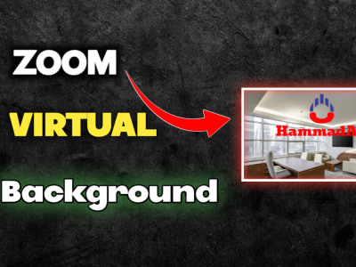 Create a Custom zoom virtual background | Upwork