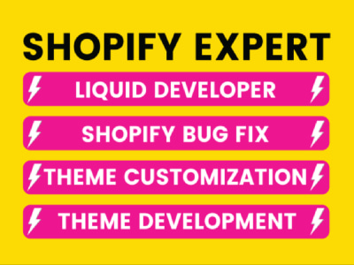 Your Shopify liquid developer and Shopify custom coding developer | Upwork