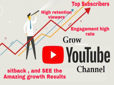 YouTube channel subscribers growth and increasing videos viewers | Upwork