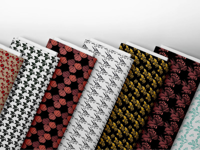 Professional fabric, monogram seamless pattern design | Upwork