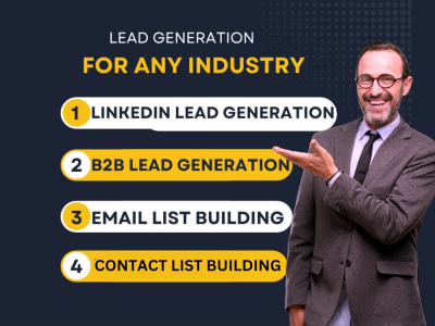 Email list building Linkedin lead generation contact list building expert | Upwork