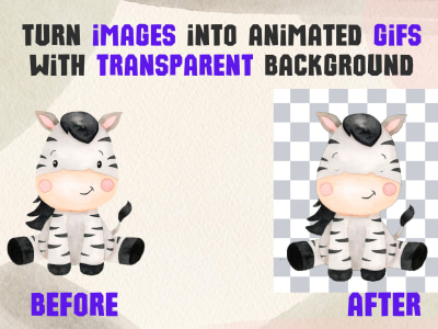A gif animation with transparent background | Upwork