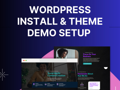 WordPress Install and Demo Theme Setup | Upwork