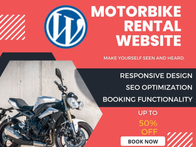 Bike rental website, yacht, car and scooter website for booking | Upwork