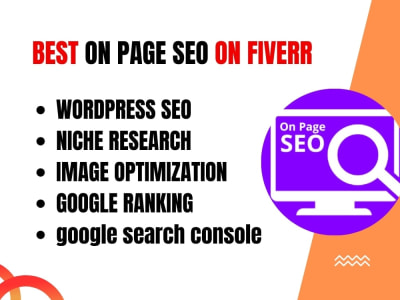 Do complete on-page SEO, onsite optimization, onsite SEO, schema markup | Upwork