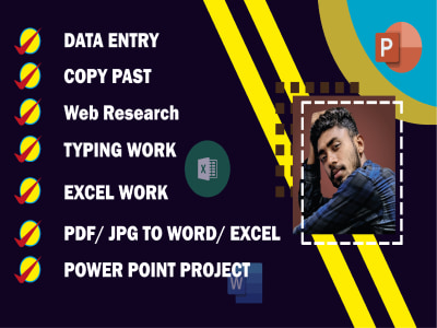 Data entry, Typing, copy past and Excel Job | Upwork