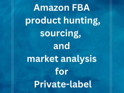 Amazon FBA product hunting, sourcing, and market analysis for Private ...