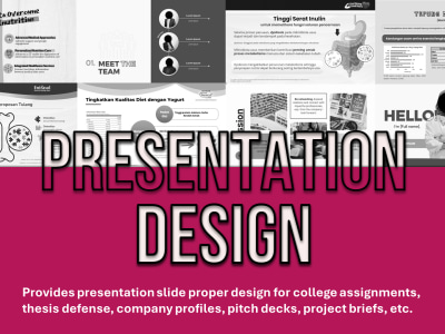 A proper design for your presentation slide. | Upwork