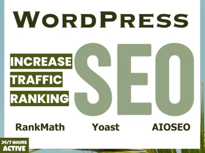 Wordpress onpage SEO technical optimization with rankmath yoast allinone | Upwork