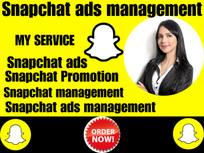 I will do Snapchat Manager Snapchat ads Snapchat promotion | Upwork