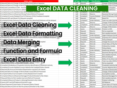 Professionally clean, organize and analyze excel, spreadsheet, or CSV data | Upwork