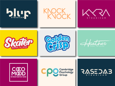 Design your creative typography logo for your brand | Upwork