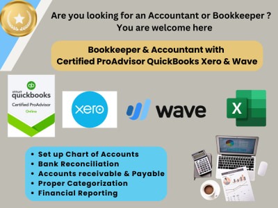 Bookkeeper and Accountant with Certified ProAdvisor QuickBooks, Xero ...