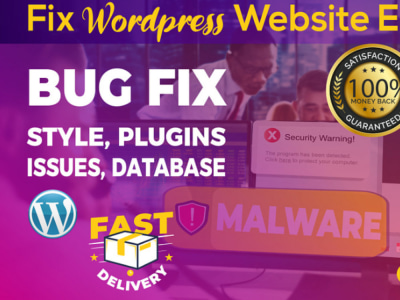 WordPress Bug Fixing, website maintenance & best security for your website. | Upwork