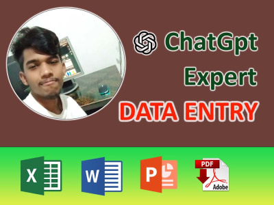 ChatGPT Data Entry for Excel, Word, and PowerPoint | Upwork