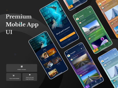 Android/iOS Mobile App Design | Hybrid Mobile App & Professional UI ...