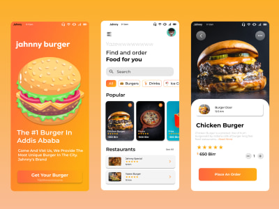 A very beautiful UI/UX Design for any kind of app you want to build ...
