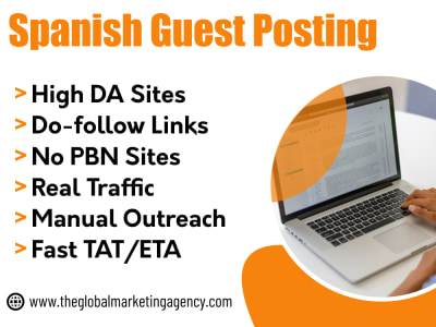 Guest post and link insertion on High DA Spanish blogs | Upwork