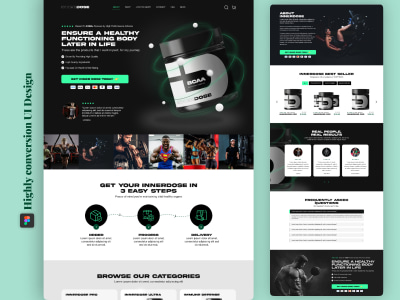 Highly conversions landing page design | Upwork