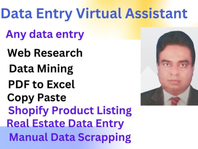 Virtual Assistant, Data Entry, Web research, Data mining and Typing | Upwork