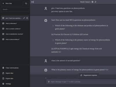 Retrieval augmented chatbot backend and UI fully opensource (llama2) | Upwork