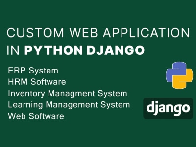 Web Applications, HRM, ERP, CRM, POS, Software , Python Django ...