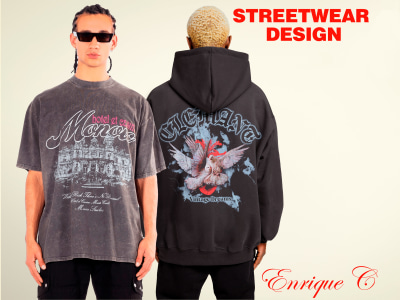 Amazing Graphic streetwear clothing designs | Upwork