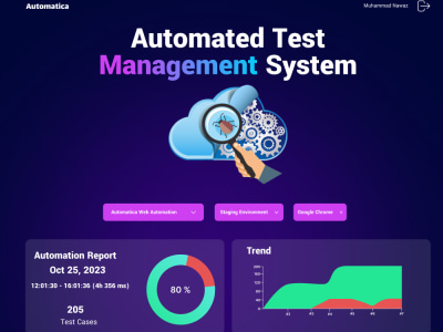 Automation Dashboard for Automated Tests Management | Upwork