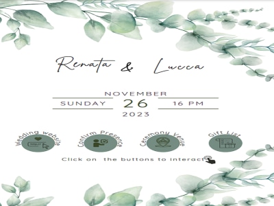 A customized, digital, and interactive invitation (PDF) | Upwork