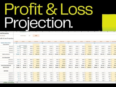 Profit and Loss Projection in Excel | Upwork