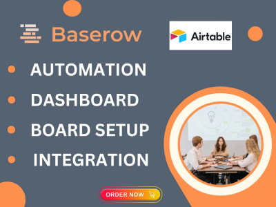 Setup baserow workspace dashboard automation database baserow | Upwork