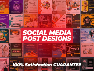 Social media posts, banners, ads, cover, designs that engage your ...