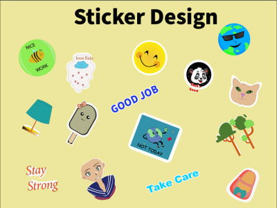 A top-quality sticker design ready to print | Upwork
