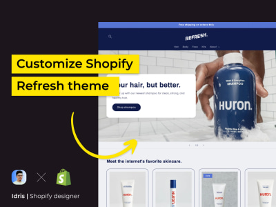 A customized Shopify Refresh theme | Upwork