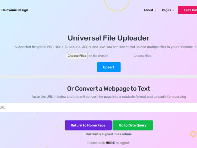 A large-scale AI-powered data retrieval agent and chatbot. | Upwork