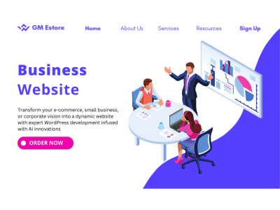 A Professional Business or Company Website with AI Integration | Upwork