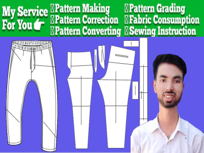 Any kind of sewing pattern and grading and converting pdf file | Upwork