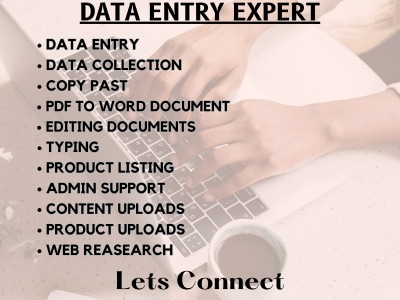 Virtual Assitance of Data Entry and Admin Work | Upwork