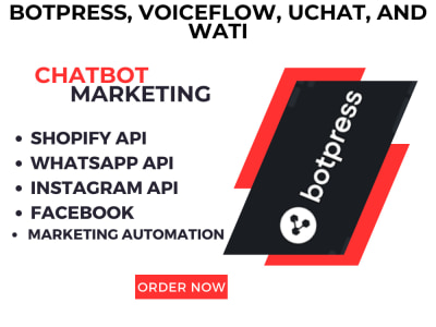 WhatsApp and Shopify API setup integration on Botpress Voiceflow AI Chatbot | Upwork