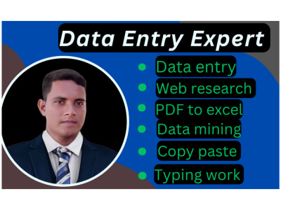 Data Entry, Web Research and Typing Work | Upwork