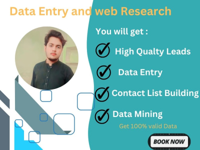 Data Entry and Web Research, Contact List Building, Data Mining | Upwork