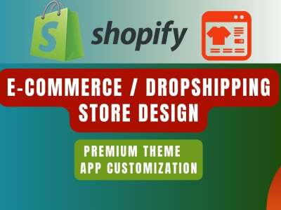 Shopify store design by Shopify premium theme & app customize | Upwork