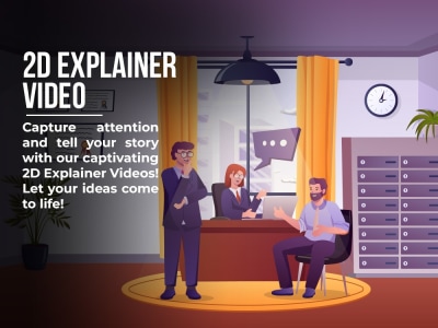 Engaging 2D Explainer Video | Character Animation | Motion Graphics | Upwork
