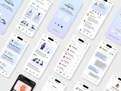 A mobile app wireframes and working prototype | Upwork