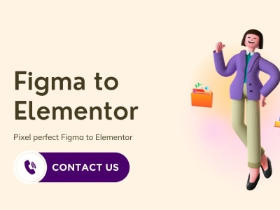 A figma to Elementor pixel perfect website | Upwork