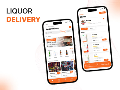 Customized Liquor Delivery App | Party Drink App | Wine Ordering App | Upwork