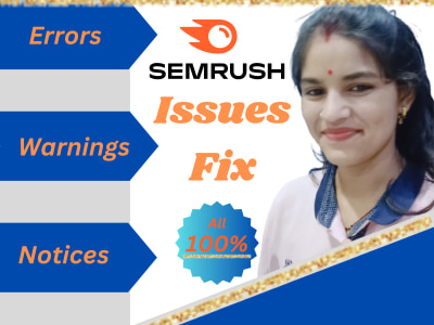 Fix SEMrush Site Audit Issues | SEMrush Errors Resolution | Technical SEO | Upwork