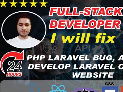 Fix PHP Laravel bugs, Laravel rest API, and develop Laravel custom website | Upwork