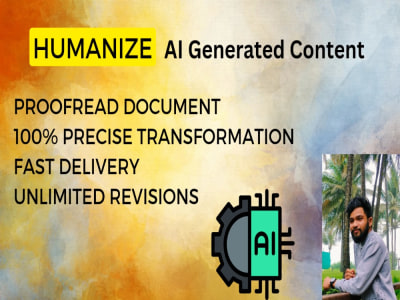 Conversion of AI content into human-readable text. | Upwork