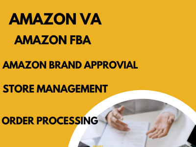 Amazon FBA account management, amazon product listing | Upwork